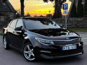 Black Kia Optima 2016 in Vilnius, with an engine capacity of 2.40 L and mileage of 126 thousand km for 6950 €, photo  on AUTOMOTO.COM.LV