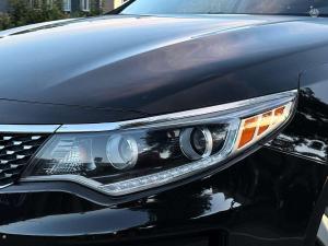 Black Kia Optima 2016 in Vilnius, with an engine capacity of 2.40 L and mileage of 126 thousand km for 6850 €, photo 12 on AUTOMOTO.COM.LV