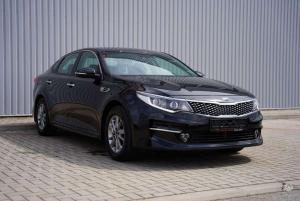 Black Kia Optima 2018 in Marijampole, with an engine capacity of 1.69 L and mileage of 73 thousand km for 9450 €, photo  on AUTOMOTO.COM.LV