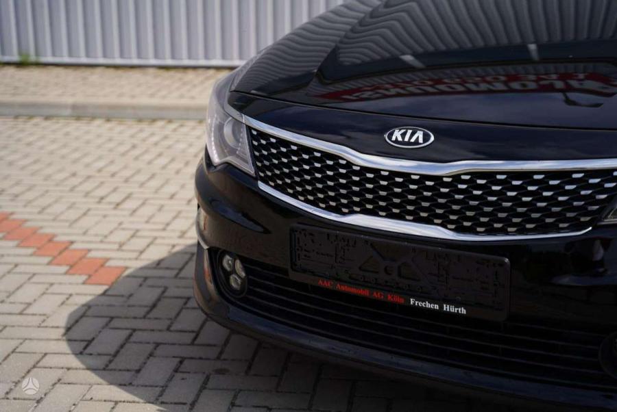 Black Kia Optima 2018 in Marijampole, with an engine capacity of 1.69 L and mileage of 73 thousand km for 9450 €, photo 6 on AUTOMOTO.COM.LV
