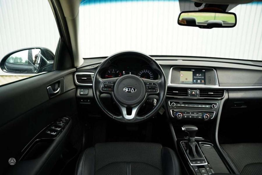 Black Kia Optima 2018 in Marijampole, with an engine capacity of 1.69 L and mileage of 73 thousand km for 9450 €, photo 33 on AUTOMOTO.COM.LV