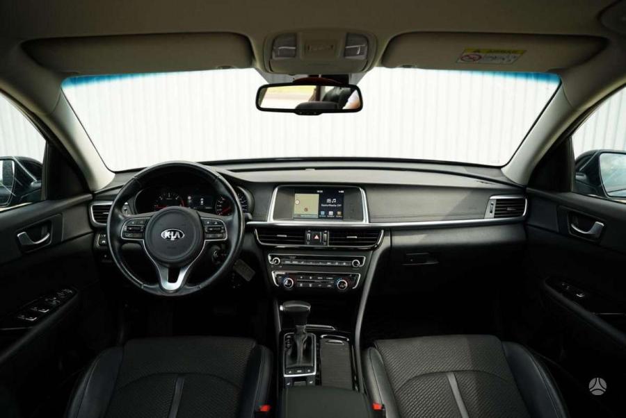 Black Kia Optima 2018 in Marijampole, with an engine capacity of 1.69 L and mileage of 73 thousand km for 9450 €, photo 34 on AUTOMOTO.COM.LV
