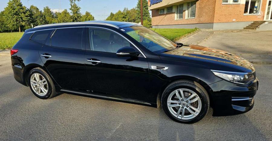 Melns Kia Optima 2016 Šauļi, ar dzinēja tilpumu 1.69 L un nobraukumu 150 tūkst. km par 9850 €, foto 9 vietnē AUTOMOTO.COM.LV