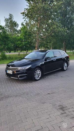 Black Kia Optima 2017 in Radviliskis, with an engine capacity of 1.69 L and mileage of 272 thousand km for 5999 €, photo  on AUTOMOTO.COM.LV