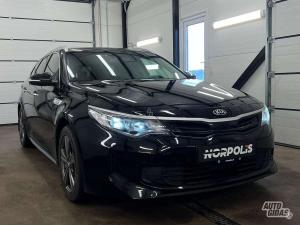 Melns Kia Optima 2017 Aukštieji Rusokai, ar dzinēja tilpumu 2.00 L un nobraukumu 146 tūkst. km par 12400 €, foto  vietnē AUTOMOTO.COM.LV