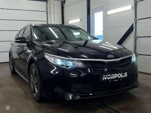 Black Kia Optima 2017 in Vilnius, with an engine capacity of 2.00 L and mileage of 146 thousand km for 12200 €, photo  on AUTOMOTO.COM.LV