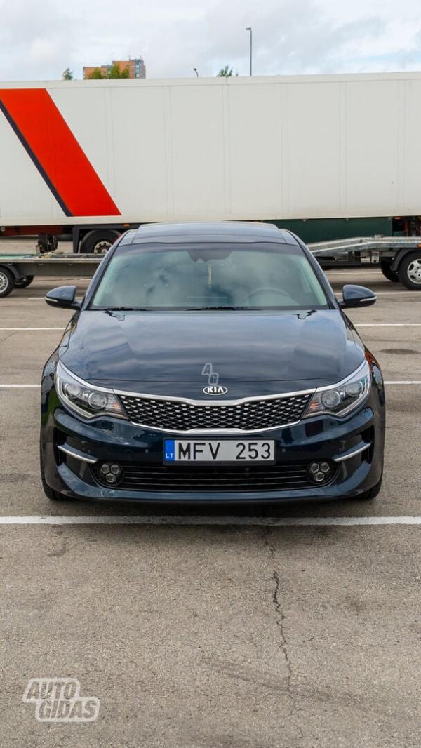 Zils Kia Optima 2017 Klaipėda, ar dzinēja tilpumu 1.70 L un nobraukumu 121 tūkst. km par 10500 €, foto  vietnē AUTOMOTO.COM.LV