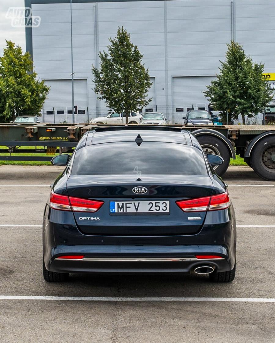 Zils Kia Optima 2017 Klaipėda, ar dzinēja tilpumu 1.70 L un nobraukumu 121 tūkst. km par 10500 €, foto 4 vietnē AUTOMOTO.COM.LV