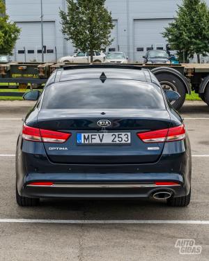Zils Kia Optima 2017 Klaipėda, ar dzinēja tilpumu 1.70 L un nobraukumu 121 tūkst. km par 10500 €, foto 5 vietnē AUTOMOTO.COM.LV