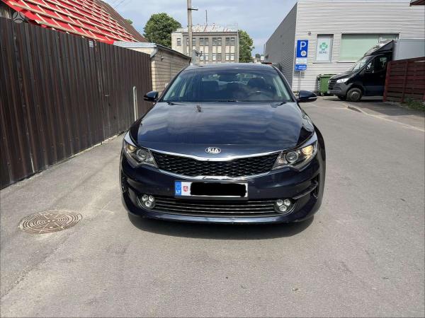 Blue Kia Optima 2018 in Kaunas, with an engine capacity of 1.70 L and mileage of 188 thousand km for 7500 €, photo 1 on AUTOMOTO.COM.LV