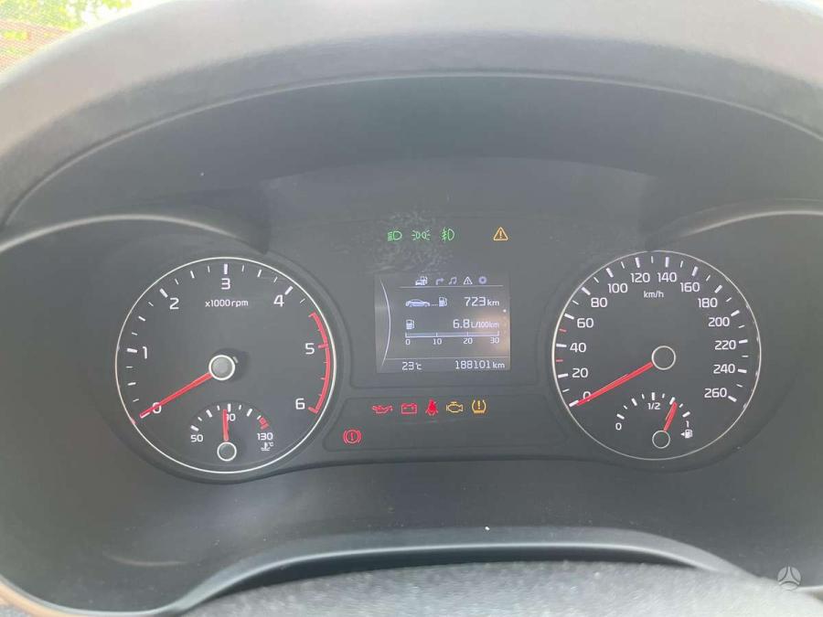 Blue Kia Optima 2018 in Kaunas, with an engine capacity of 1.70 L and mileage of 188 thousand km for 7500 €, photo 13 on AUTOMOTO.COM.LV