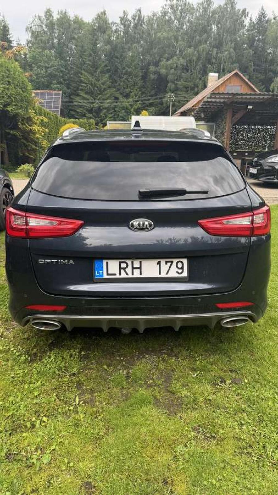 Blue Kia Optima 2017 in Kaunas, with an engine capacity of 1.69 L and mileage of 226 thousand km for 8500 €, photo 7 on AUTOMOTO.COM.LV