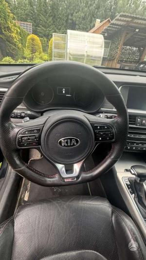 Blue Kia Optima 2017 in Kaunas, with an engine capacity of 1.69 L and mileage of 226 thousand km for 8500 €, photo 9 on AUTOMOTO.COM.LV