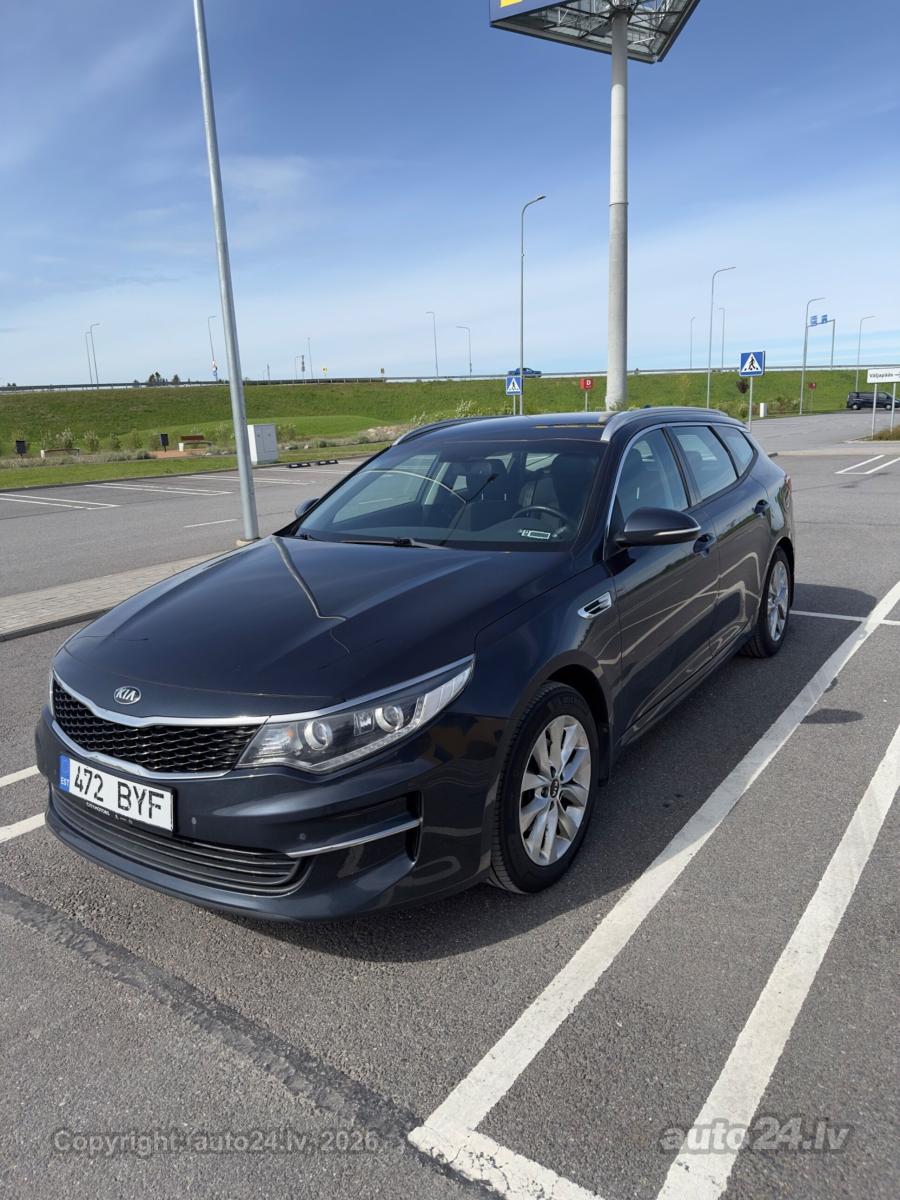 Blue Kia Optima 2018 in Tallinn, with an engine capacity of 2.00 L and mileage of 92 thousand km for 12500 €, photo 1 on AUTOMOTO.COM.LV