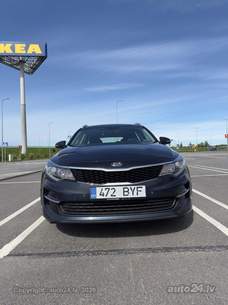 Blue Kia Optima 2018 in Tallinn, with an engine capacity of 2.00 L and mileage of 92 thousand km for 12500 €, photo 3 on AUTOMOTO.COM.LV