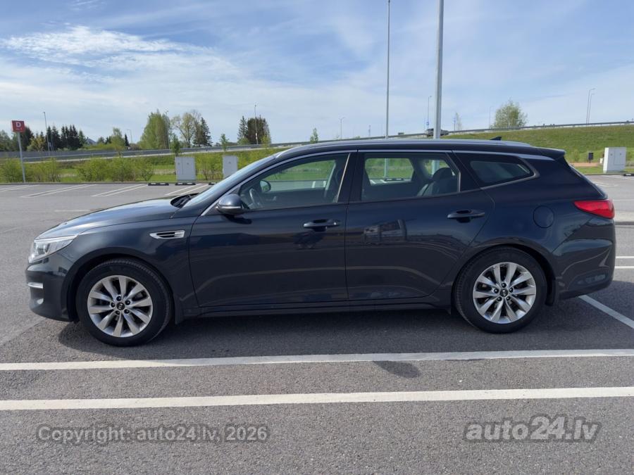 Blue Kia Optima 2018 in Tallinn, with an engine capacity of 2.00 L and mileage of 92 thousand km for 12500 €, photo 7 on AUTOMOTO.COM.LV