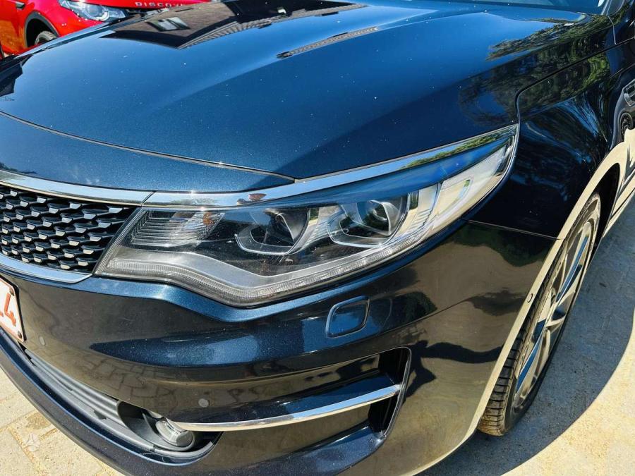 Blue Kia Optima 2018 in Kaunas, with an engine capacity of 1.69 L and mileage of 170 thousand km for 9850 €, photo 13 on AUTOMOTO.COM.LV