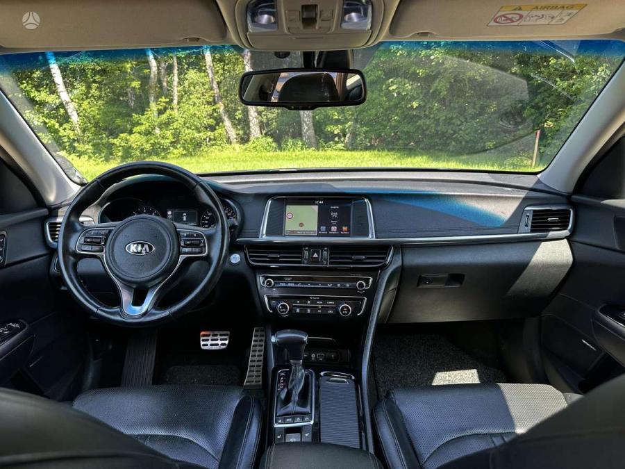Blue Kia Optima 2018 in Kaunas, with an engine capacity of 1.69 L and mileage of 170 thousand km for 9850 €, photo 23 on AUTOMOTO.COM.LV