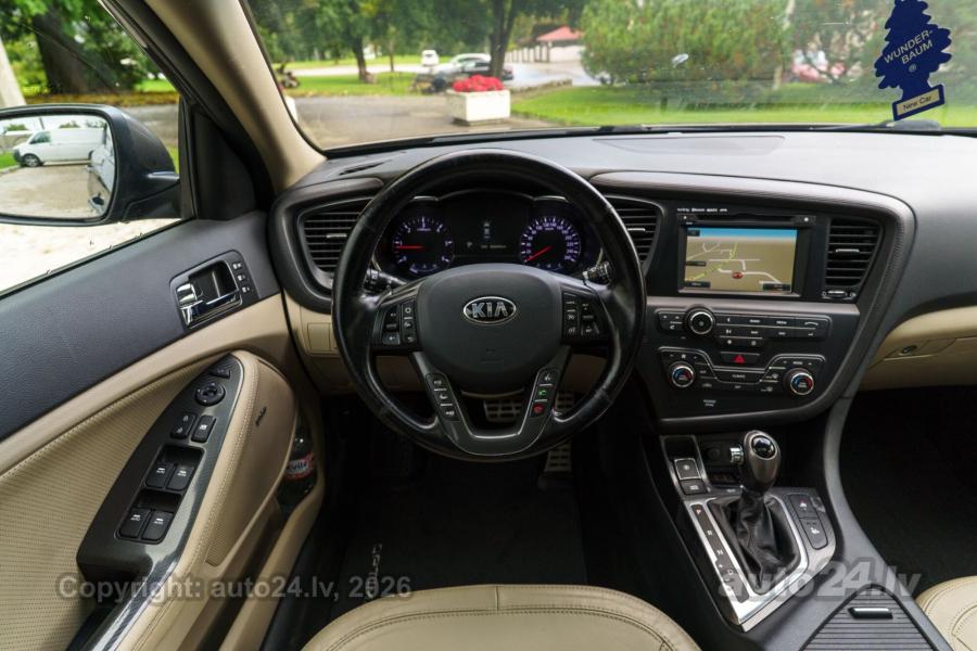 Brown Kia Optima 2013 in Tartu, with an engine capacity of 1.70 L and mileage of 207 thousand km for 6500 €, photo 9 on AUTOMOTO.COM.LV