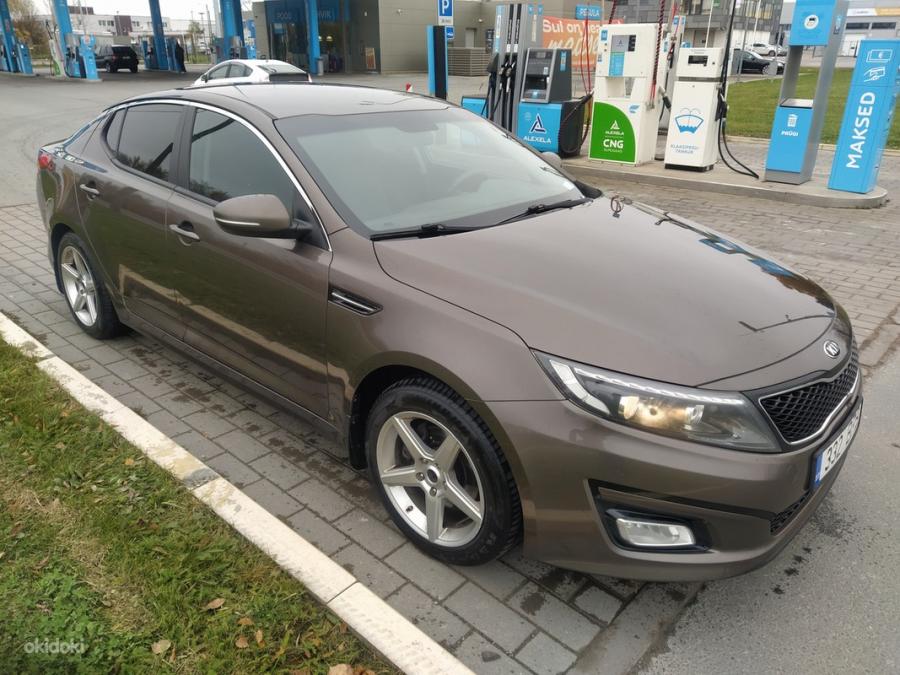 Brown Kia Optima 2016 in Tallinn, with an engine capacity of 1.70 L and mileage of 338 thousand km for 4400 €, photo 5 on AUTOMOTO.COM.LV
