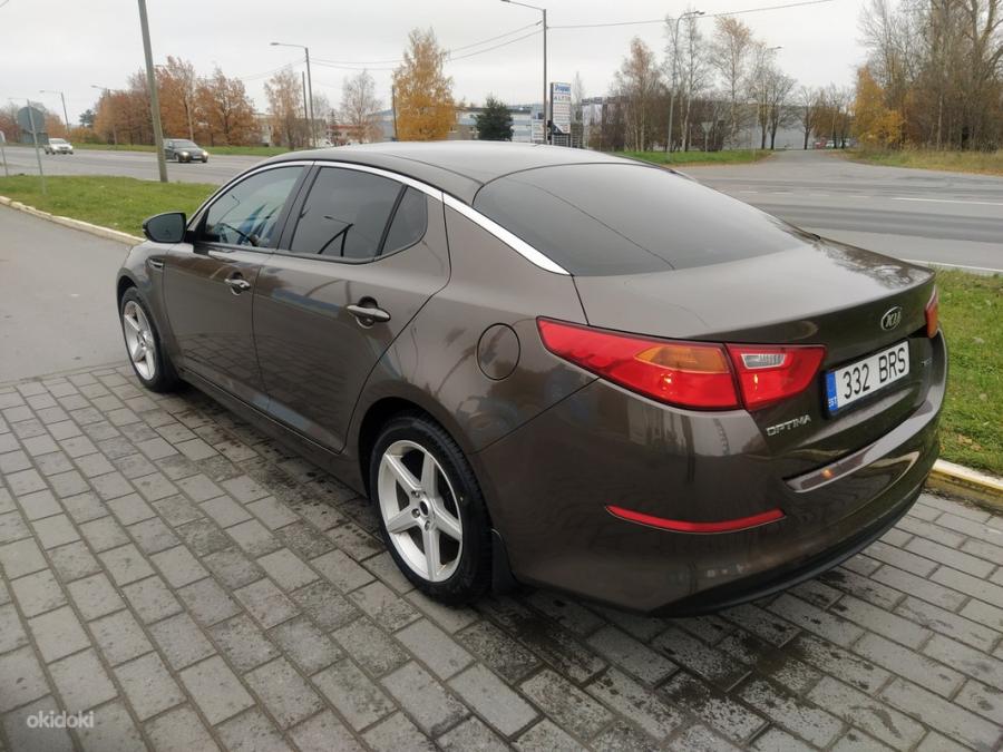 Brown Kia Optima 2016 in Tallinn, with an engine capacity of 1.70 L and mileage of 338 thousand km for 4400 €, photo 6 on AUTOMOTO.COM.LV