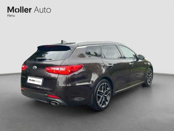 Brown Kia Optima 2019 in Parnu, with an engine capacity of 1.60 L and mileage of 110 thousand km for 13900 €, photo 3 on AUTOMOTO.COM.LV