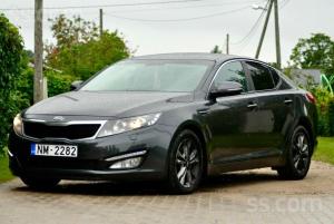 Pelēks Kia Optima 2012 Rīga, ar dzinēja tilpumu 1.70 L un nobraukumu 330 tūkst. km par 4800 €, foto  vietnē AUTOMOTO.COM.LV