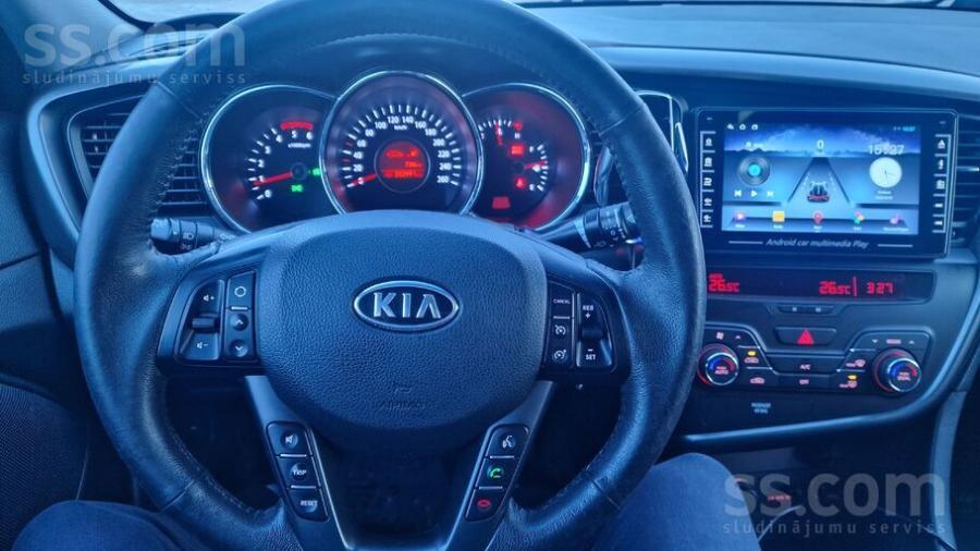 Pelēks Kia Optima 2012 Rīga, ar dzinēja tilpumu 1.70 L un nobraukumu 276 tūkst. km par 3500 €, foto 11 vietnē AUTOMOTO.COM.LV