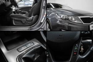 Grey Kia Optima 2014 in Tallinn, with an engine capacity of 2.00 L and mileage of 186 thousand km for 5900 €, photo 13 on AUTOMOTO.COM.LV