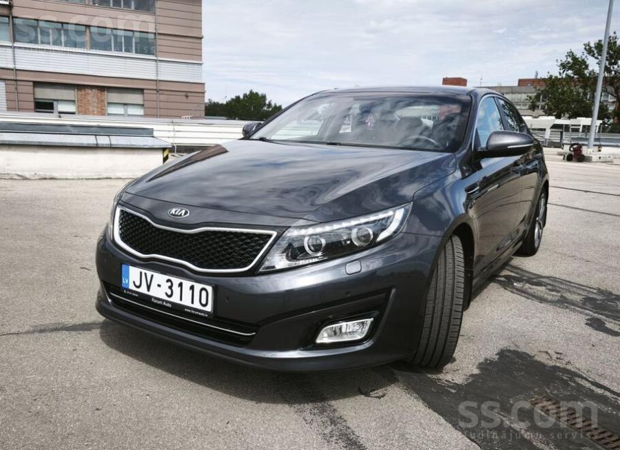 Pelēks Kia Optima 2015 Rīga, ar dzinēja tilpumu 1.70 L un nobraukumu 113 tūkst. km par 7700 €, foto 1 vietnē AUTOMOTO.COM.LV