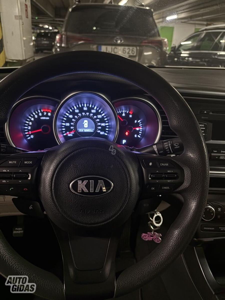 Pelēks Kia Optima 2015 Viļņa, ar dzinēja tilpumu 2.40 L un nobraukumu 169 tūkst. km par 5900 €, foto 7 vietnē AUTOMOTO.COM.LV