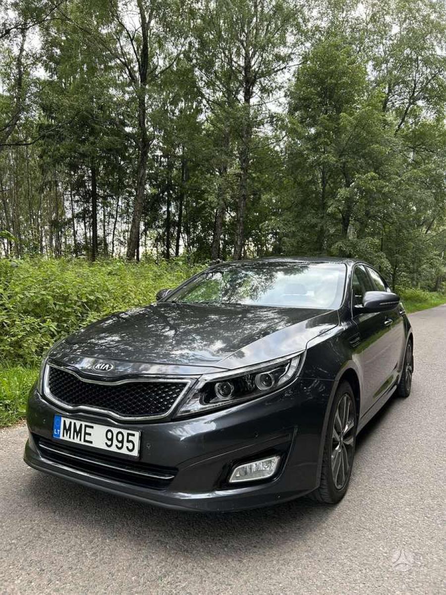 Pelēks Kia Optima 2015 Viļņa, ar dzinēja tilpumu 2.00 L un nobraukumu 101 tūkst. km par 8400 €, foto 1 vietnē AUTOMOTO.COM.LV