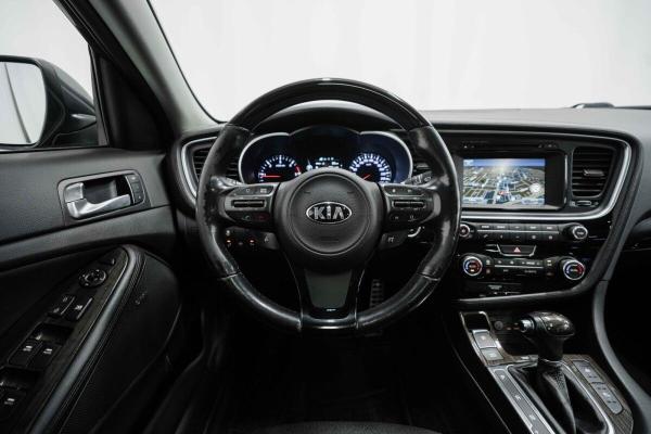 Grey Kia Optima 2015 in Tallinn, with an engine capacity of 1.60 L and mileage of 93 thousand km for 9900 €, photo 11 on AUTOMOTO.COM.LV