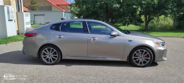 Pelēks Kia Optima 2016 Kauņa, ar dzinēja tilpumu 2.00 L un nobraukumu 123 tūkst. km par 10600 €, foto 3 vietnē AUTOMOTO.COM.LV