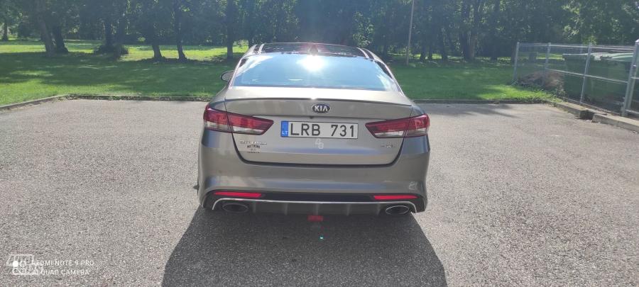 Pelēks Kia Optima 2016 Kauņa, ar dzinēja tilpumu 2.00 L un nobraukumu 123 tūkst. km par 10600 €, foto 5 vietnē AUTOMOTO.COM.LV