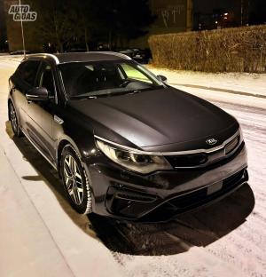 Grey Kia Optima 2019 in Kaunas, with an engine capacity of 2.00 L and mileage of 376 thousand km for 12000 €, photo  on AUTOMOTO.COM.LV