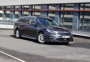Kia Optima 2019 in Riga on AUTOMOTO.COM.LV Grey Kia Optima 2019 in Riga, with an engine capacity of 2.00 L and mileage of 183 thousand km for 12680 €, photo 1 on AUTOMOTO.COM.LV