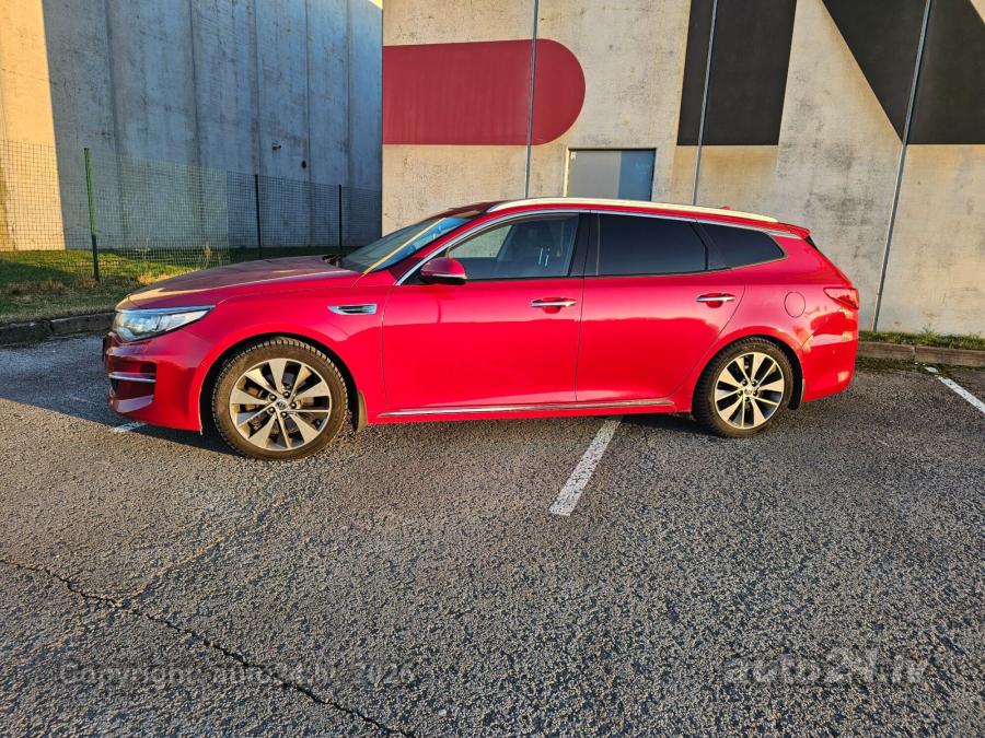 Sarkans Kia Optima 2016 Tallina, ar dzinēja tilpumu 1.70 L un nobraukumu 245 tūkst. km par 11500 €, foto 1 vietnē AUTOMOTO.COM.LV