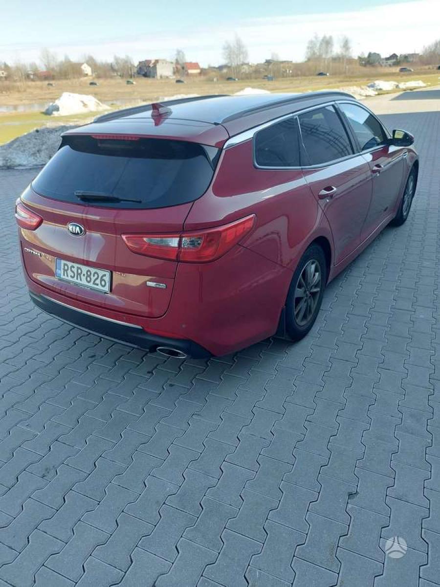 Sarkans Kia Optima 2017 Šauļi, ar dzinēja tilpumu 1.69 L un nobraukumu 330 tūkst. km par 5450 €, foto 5 vietnē AUTOMOTO.COM.LV
