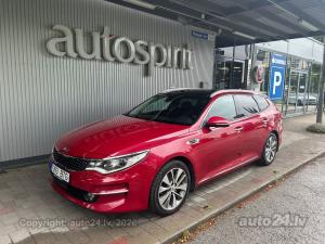 Sarkans Kia Optima 2017 Tallina, ar dzinēja tilpumu 1.70 L un nobraukumu 134 tūkst. km par 11990 €, foto  vietnē AUTOMOTO.COM.LV