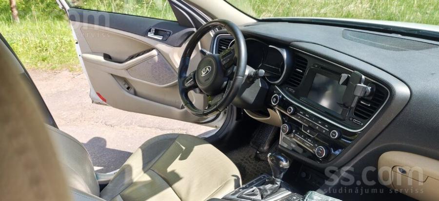 Balts Kia Optima 2014 Rīga, ar dzinēja tilpumu 1.60 L un nobraukumu 195 tūkst. km par 8800 €, foto 7 vietnē AUTOMOTO.COM.LV