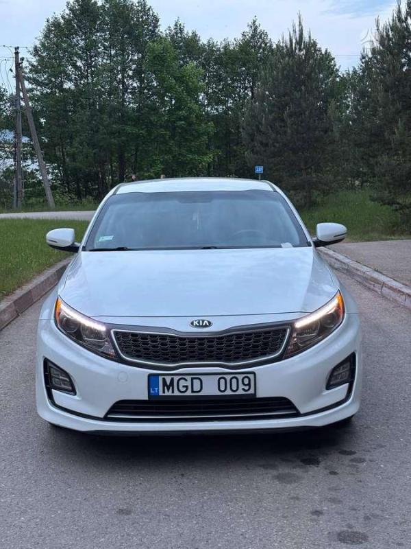 Balts Kia Optima 2015 Viļņa, ar dzinēja tilpumu 2.36 L un nobraukumu 260 tūkst. km par 7900 €, foto 1 vietnē AUTOMOTO.COM.LV
