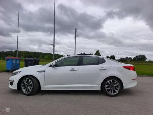 White Kia Optima 2015 in Pakruojis, with an engine capacity of 1.69 L and mileage of 24 thousand km for 6950 €, photo 3 on AUTOMOTO.COM.LV