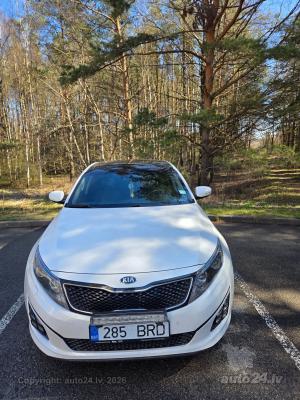 White Kia Optima 2016 in Tallinn, with an engine capacity of 1.70 L and mileage of 120 thousand km for 14600 €, photo  on AUTOMOTO.COM.LV