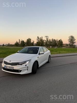 White Kia Optima 2016 in Riga, with an engine capacity of 1.60 L and mileage of 0 thousand km for 11150 €, photo 3 on AUTOMOTO.COM.LV