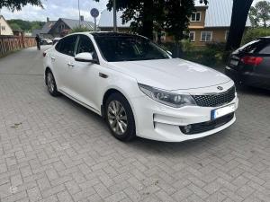 White Kia Optima 2016 in Telschi, with an engine capacity of 1.69 L and mileage of 274 thousand km for 6850 €, photo 4 on AUTOMOTO.COM.LV