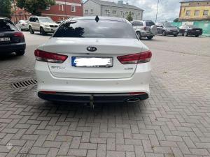 White Kia Optima 2016 in Telschi, with an engine capacity of 1.69 L and mileage of 274 thousand km for 6850 €, photo 7 on AUTOMOTO.COM.LV