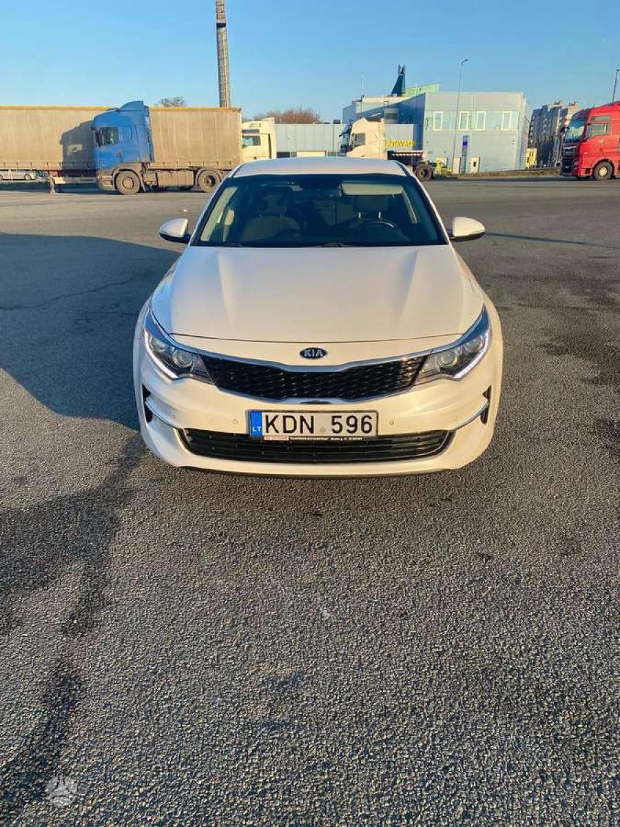 Balts Kia Optima 2017 Klaipėda, ar dzinēja tilpumu 2.00 L un nobraukumu 86 tūkst. km par 11000 €, foto 1 vietnē AUTOMOTO.COM.LV