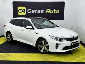 White Kia Optima 2016 in Vilnius, with an engine capacity of 2.00 L and mileage of 144 thousand km for 10800 €, photo 4 on AUTOMOTO.COM.LV