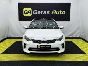 White Kia Optima 2016 in Vilnius, with an engine capacity of 2.00 L and mileage of 144 thousand km for 10800 €, photo 8 on AUTOMOTO.COM.LV